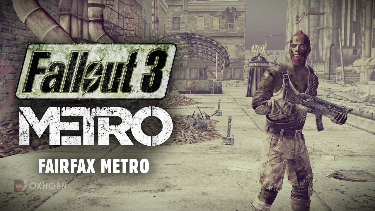Fallout 3 Metro 16 - Fairfax Metro & The Fairfax Ruins - YouTube