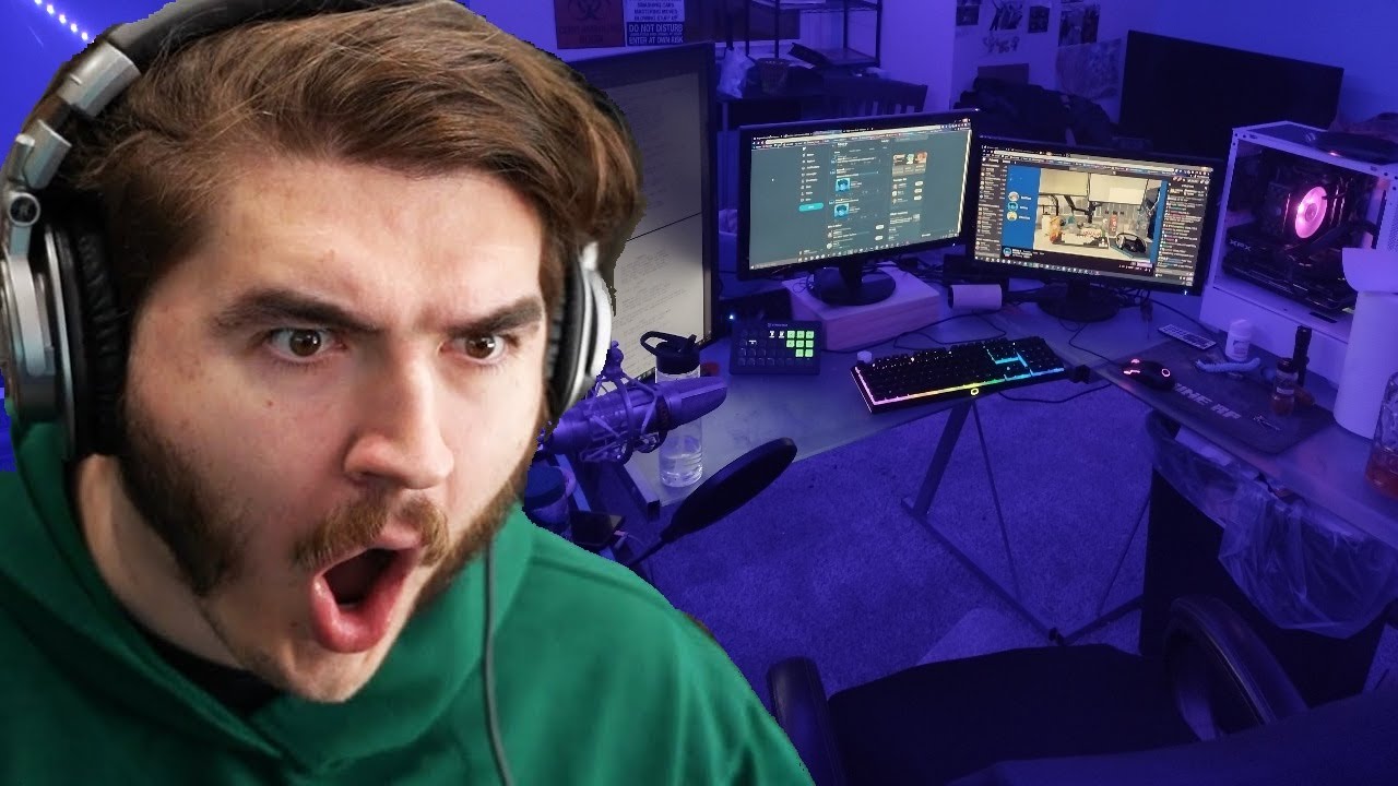 Schlatt Reacts to actuallyodin's AWESOME PC Setup - YouTube