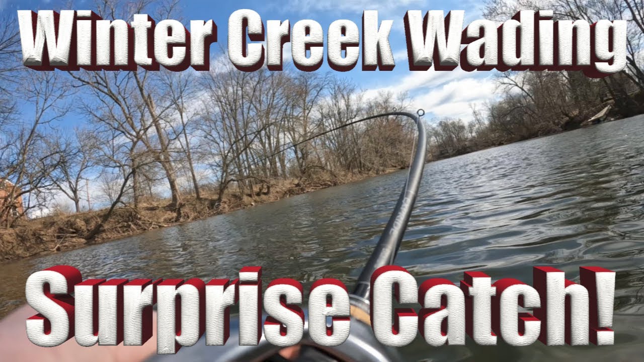Winter Creek Wading For Smallmouth Bass - YouTube