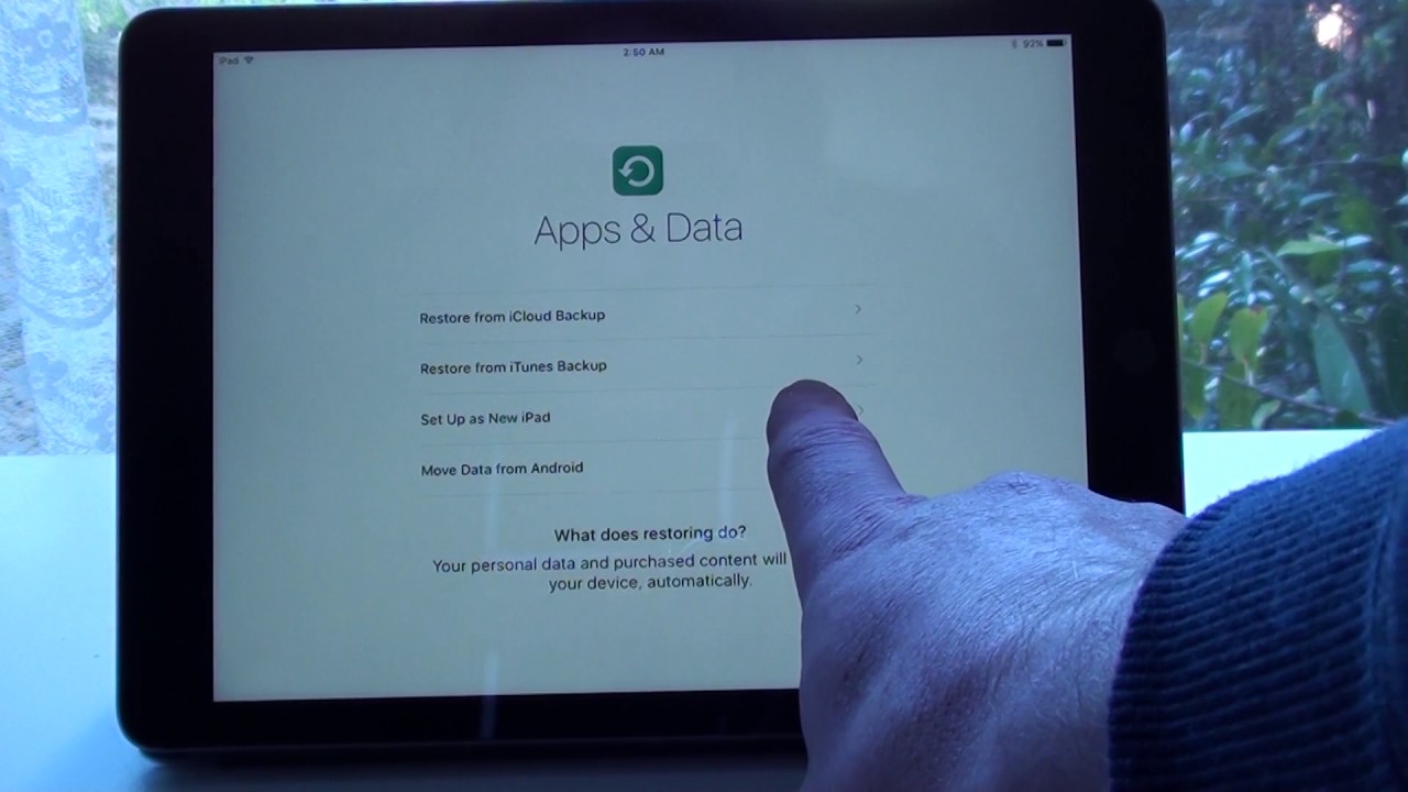 iPad Initial Startup - YouTube