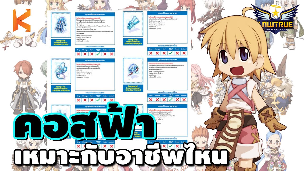คอสฟ้าเหมาะกับอาชีพไหน แนะนำ 3 อาชีพที่อวยด้วยคอสฟ้า Temporal ...