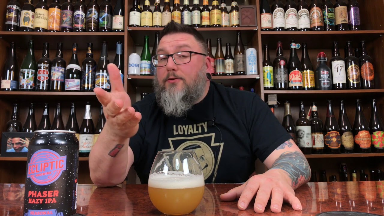 Massive Beer Reviews 1453 Ecliptic Brewing Phaser Hazy IPA - YouTube