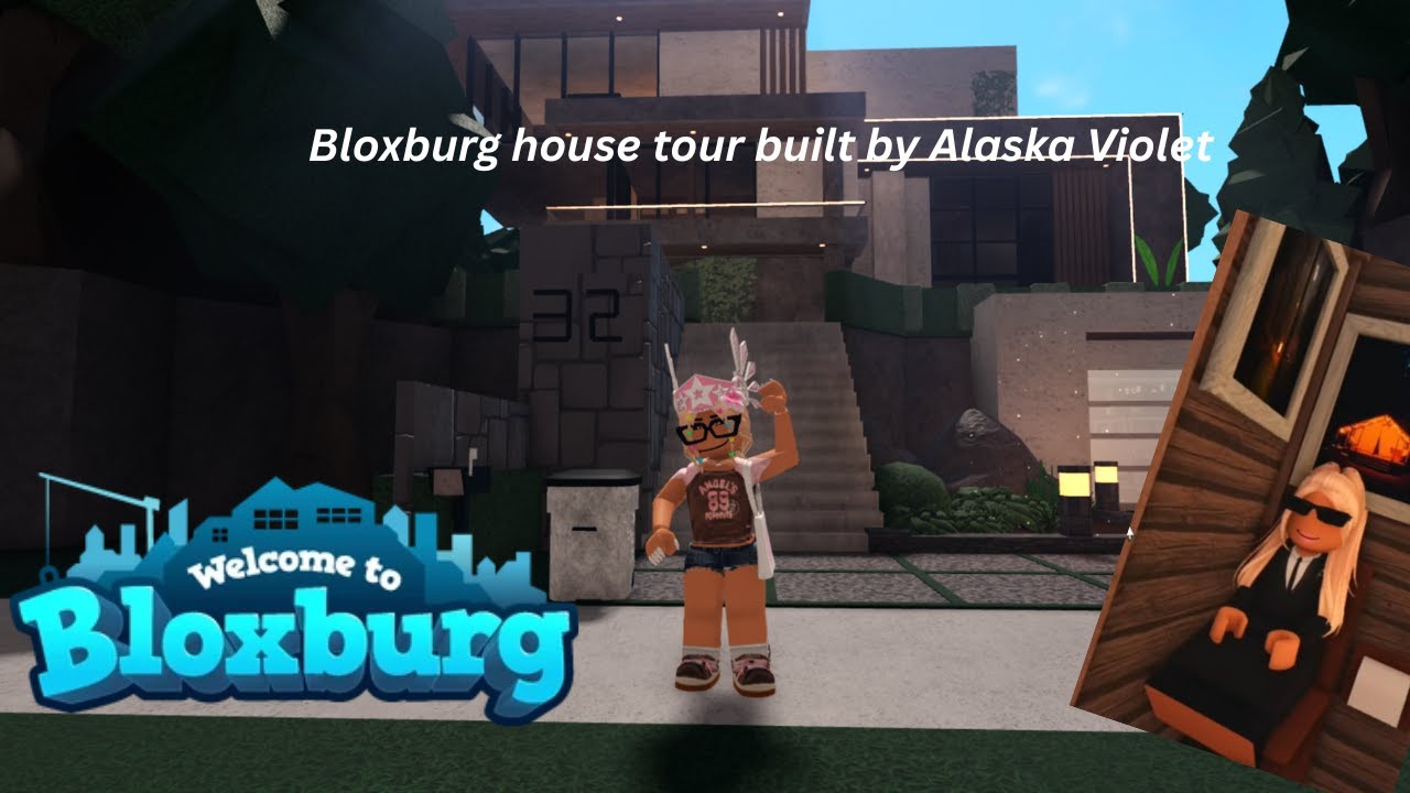 Bloxburg house tour built by Alaska Violet @alaskaviolet - YouTube