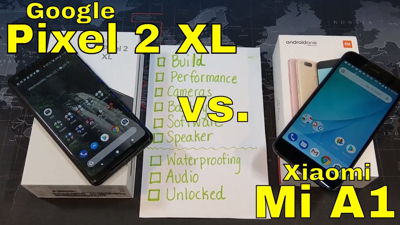 Google Pixel 2 XL vs Xiaomi Mi A1 - A battle of two stock Android ...