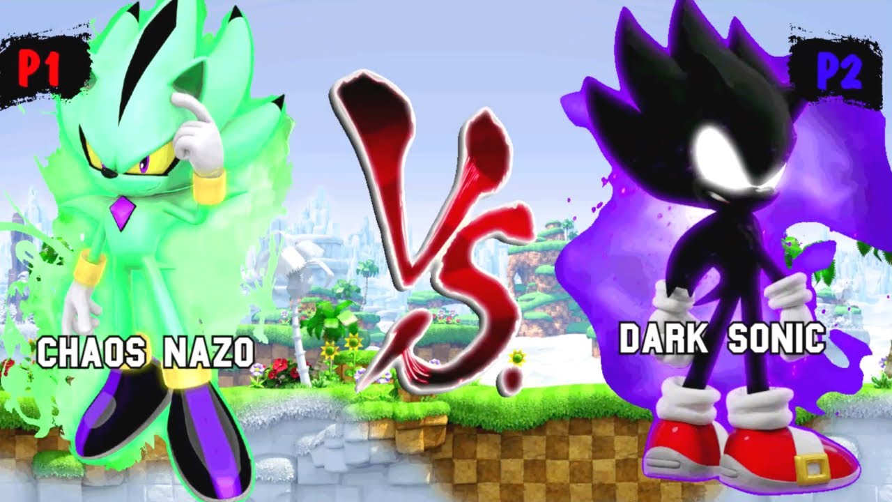 Chaos Nazo & Nazo VS Dark Sonic & Dark Shadow I Sonic Battle JUS MUGEN ...