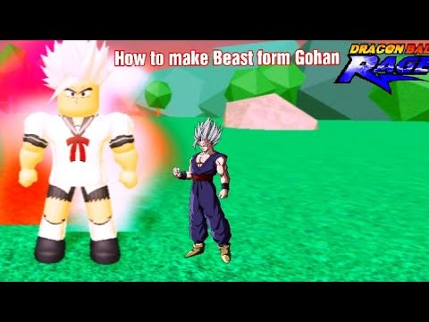 Dragon Ball Rage How to make Beast Form Gohan With Anime Girl - YouTube