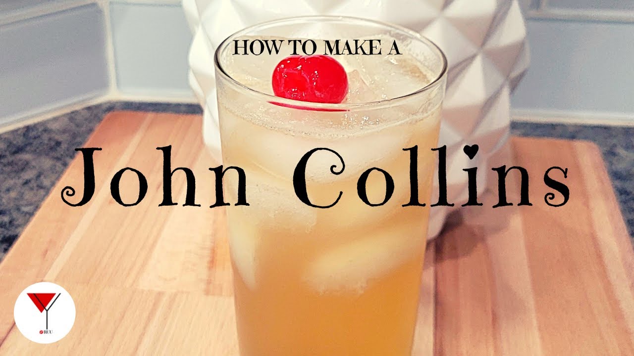 John Collins | How to make a cocktail with Bourbon, Club Soda, Simple ...
