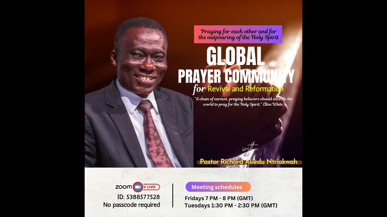 LIVE: GLOBAL PRAYER COMMUNITY / REVIVAL & REFORMATION WITH PASTOR ...