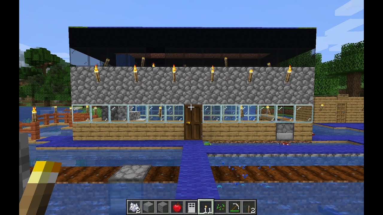 Started to build my house { Minecraft ep 1 } - YouTube