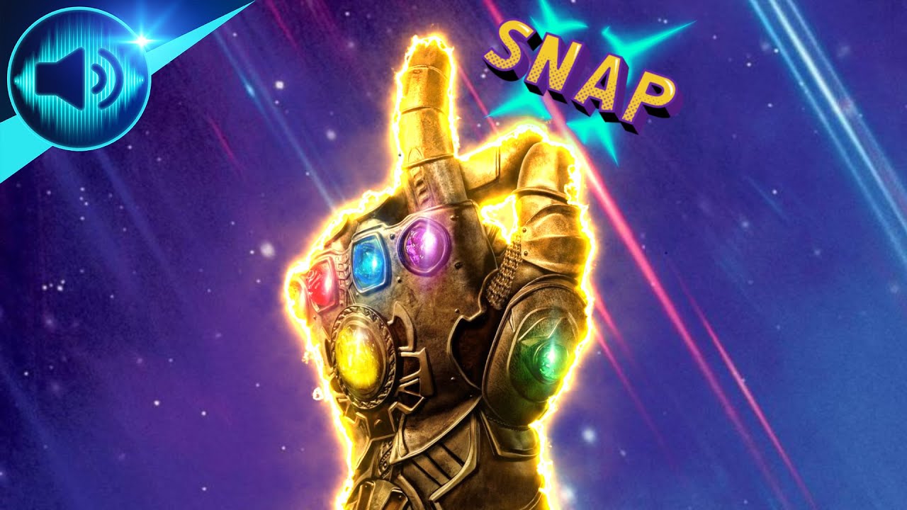 The Avengers Infinity Gauntlet Snap Sound Effects - YouTube