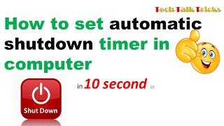 How To Make A Shutdown And Restart Timer On Windows 10 8 7 Vista Xp ...