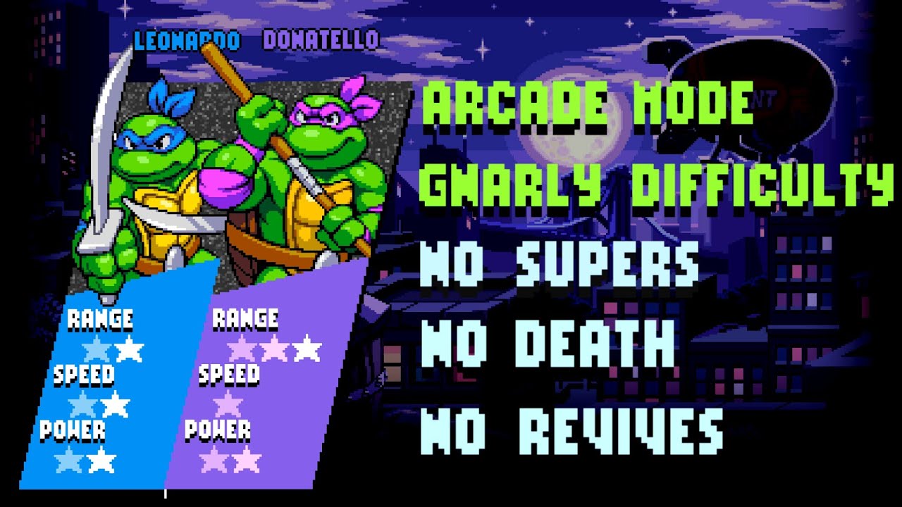 TMNT: Shredder's Revenge - Pro Run - 2P Co-op No Death / No Supers ...