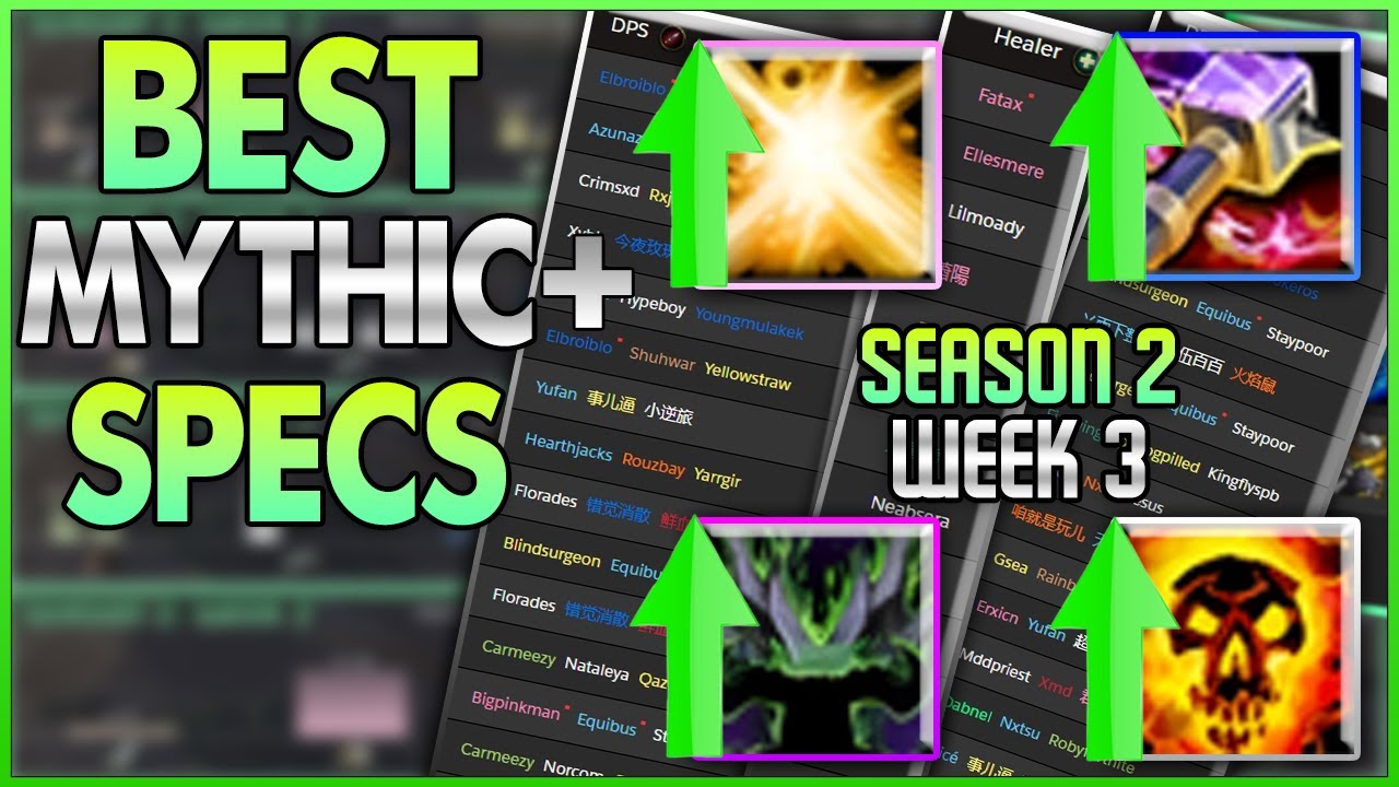S2 Mythic+, Week 3: Vengeance TOP Dps, Holy Paladin TOP Keys ...