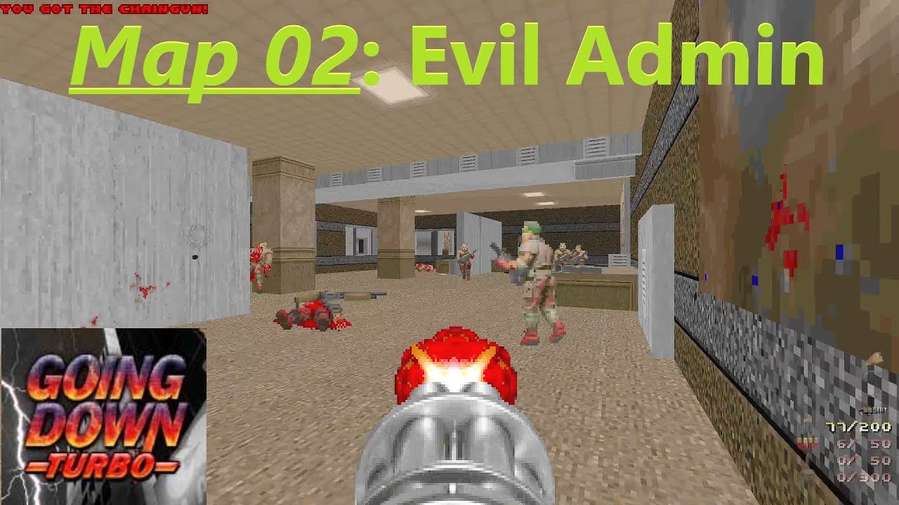Going Down Turbo Map 02: Evil Admin - YouTube