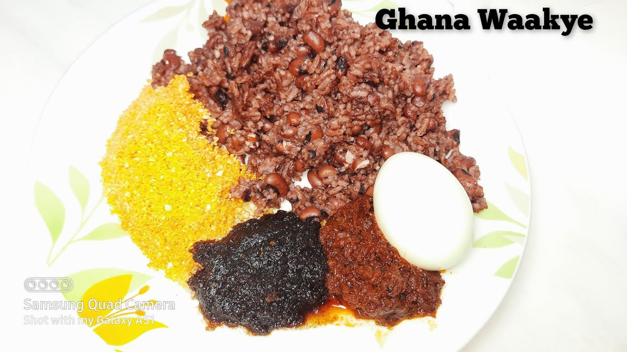 Authentic Ghana 🇬🇭 Waakye Recipe/Ghana Street Food - YouTube