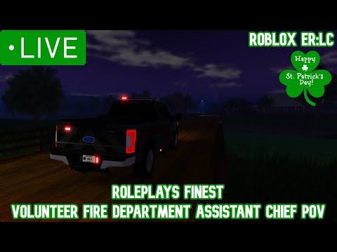 Roblox ER:LC RPF Volunteer Assistant Chief POV Live! | Roblox - YouTube