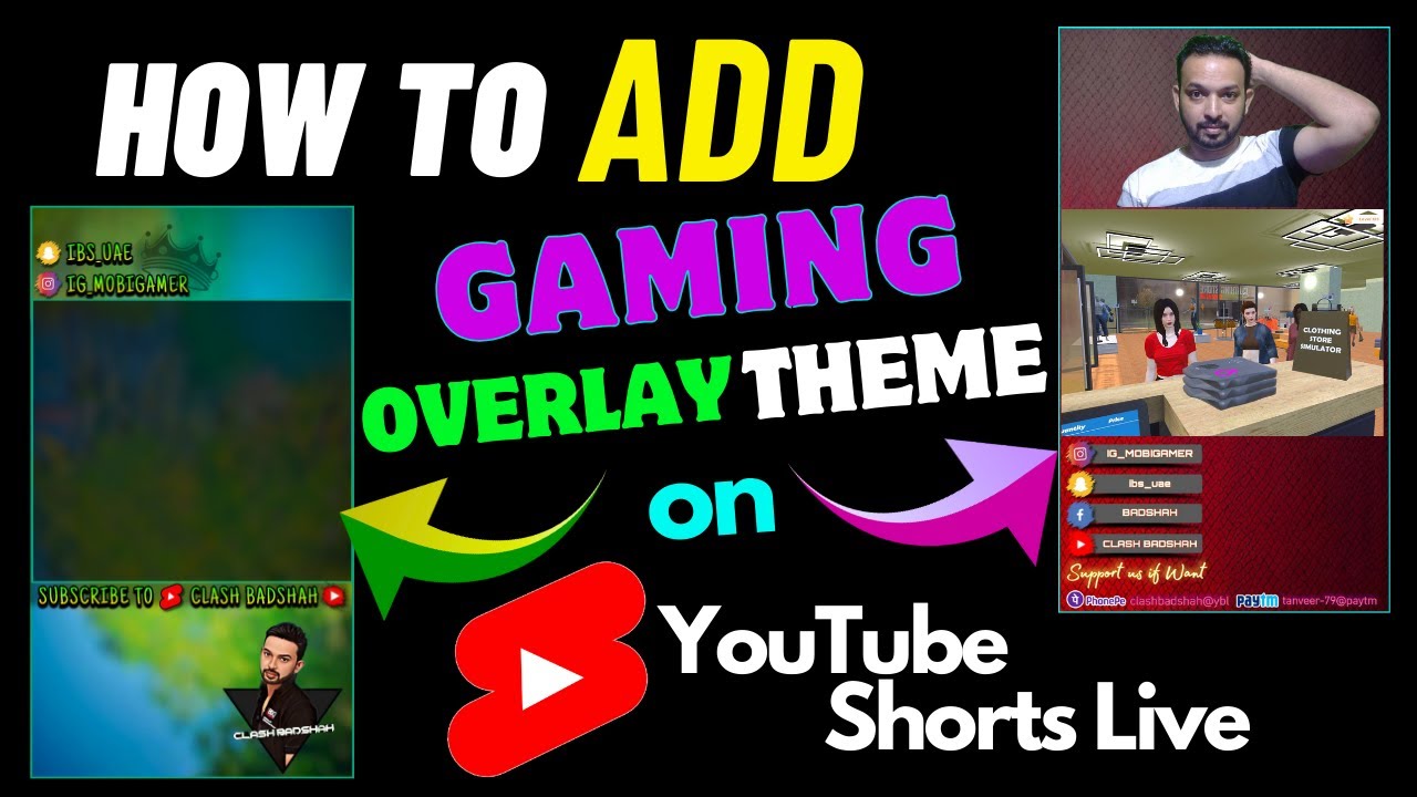 How to Add a Vertical Gaming Theme in OBS for YouTube Shorts Live ...