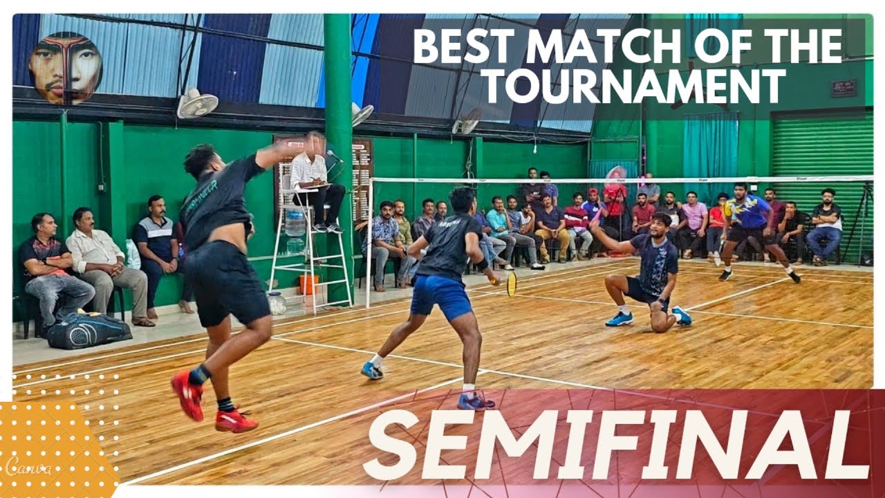 SARAVANAN/PURUSHOTAM VS ROBENS/PARTNER:YMCA ALL KERALA BADMINTON ...