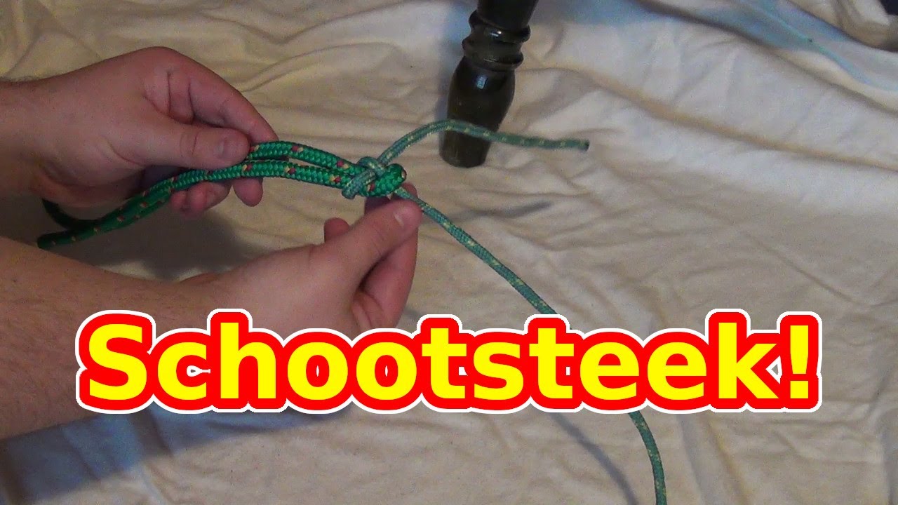 De Schootsteek | Knopen & Touwwerk - YouTube