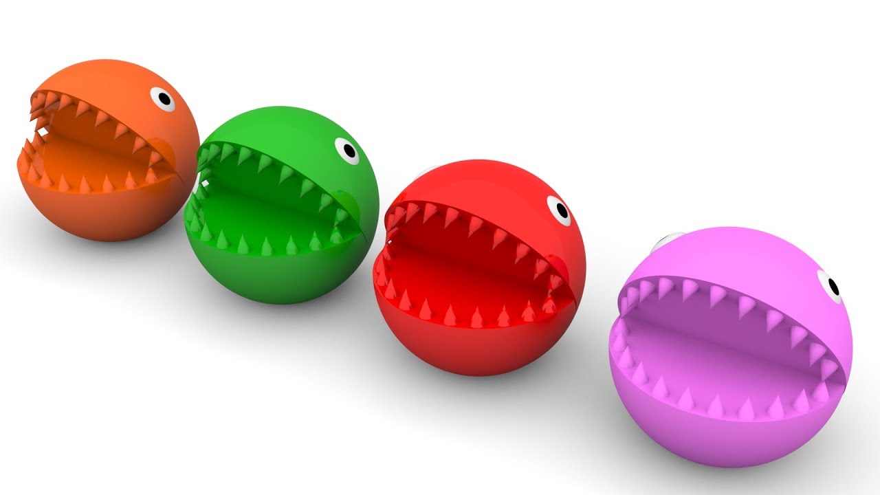 Pacman 3D Cartoons Pacman and Pacmon Funny Cartoon Series - YouTube