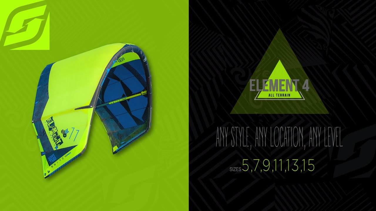Switch Kiteboarding | Element 4 - All Terrain Kite - YouTube