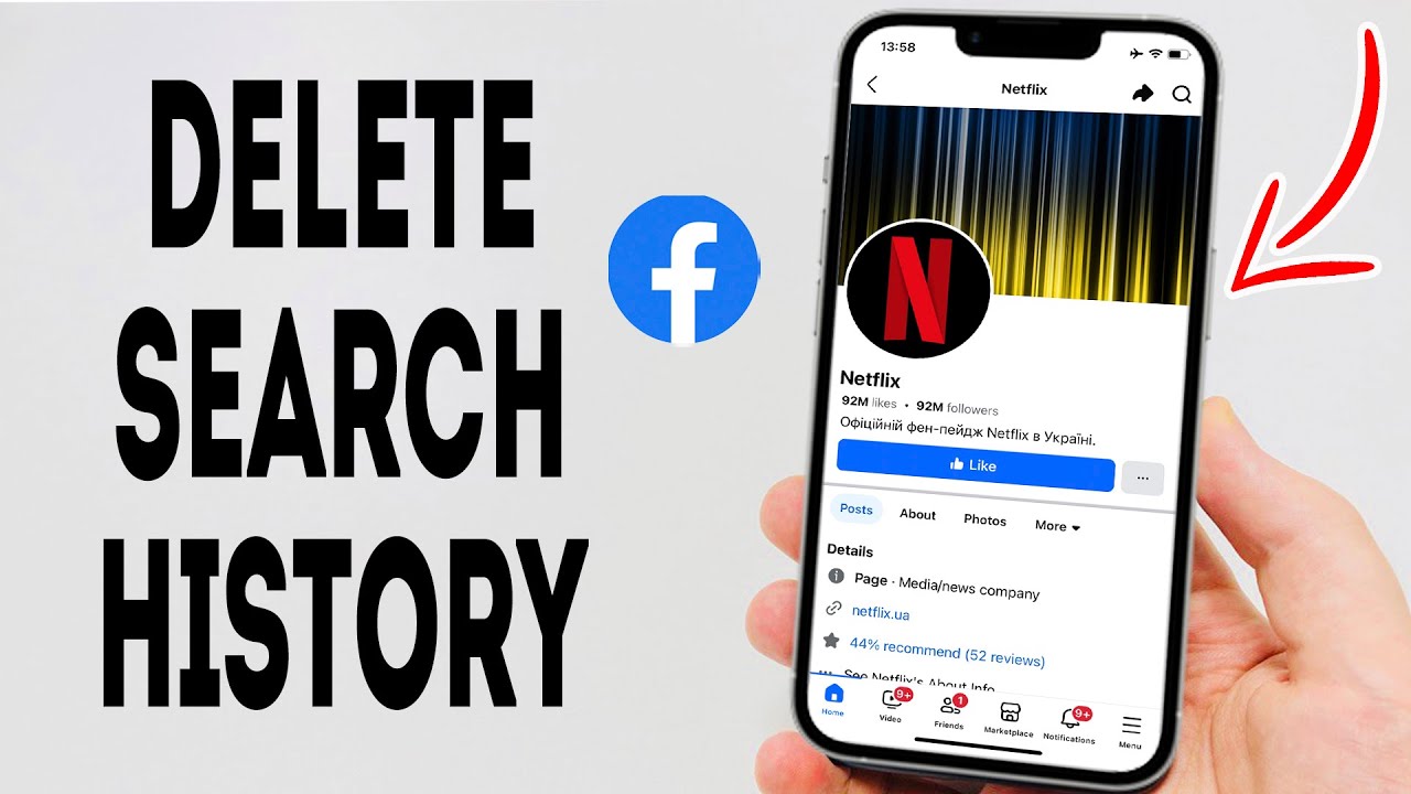 How To Find And Delete Search History On Facebook - Full Guide - YouTube