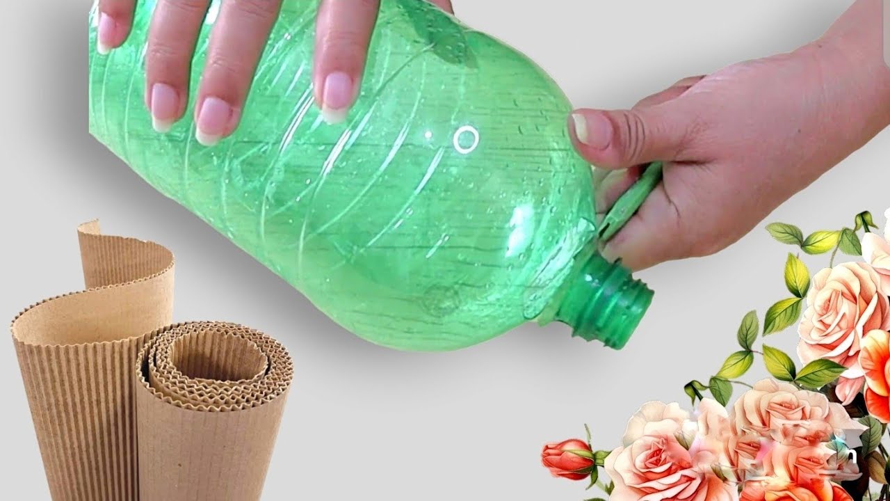 2 GRANDES IDEAS con RECICLAJE, CARTON y botella de REFRESCO GRANDE ...