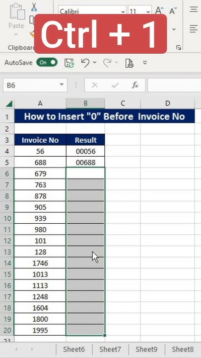 Insert 0 Before Invoice No Excel Msexcel Shortsvideo Msexceltutorial Msexceltricks