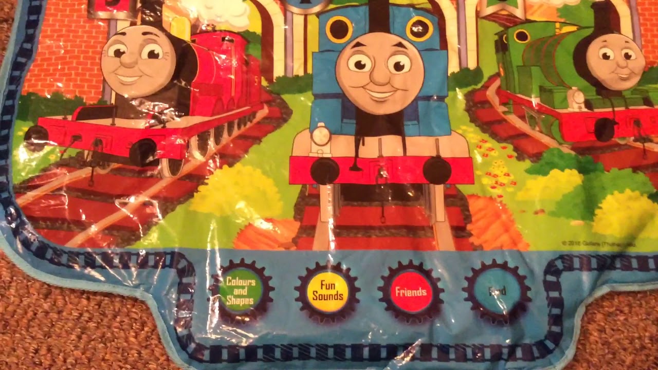 Thomas interactive playmat - YouTube