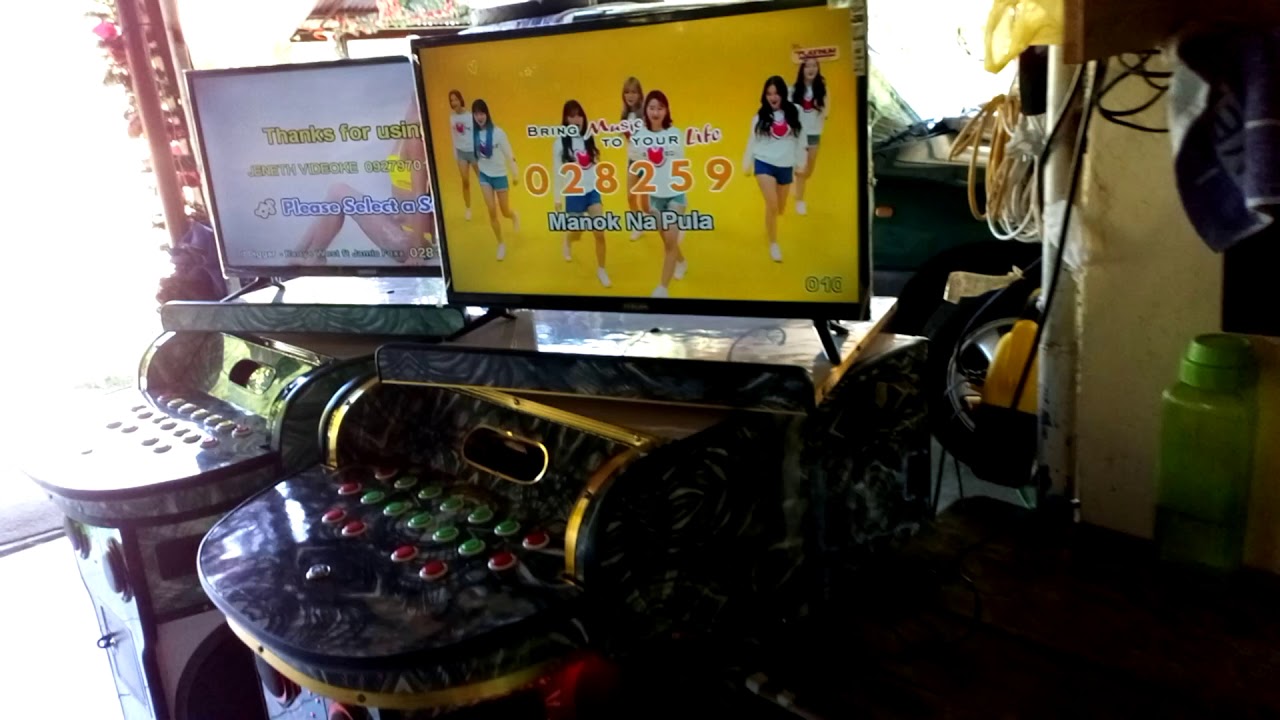 videoke machine w/ led lights - YouTube