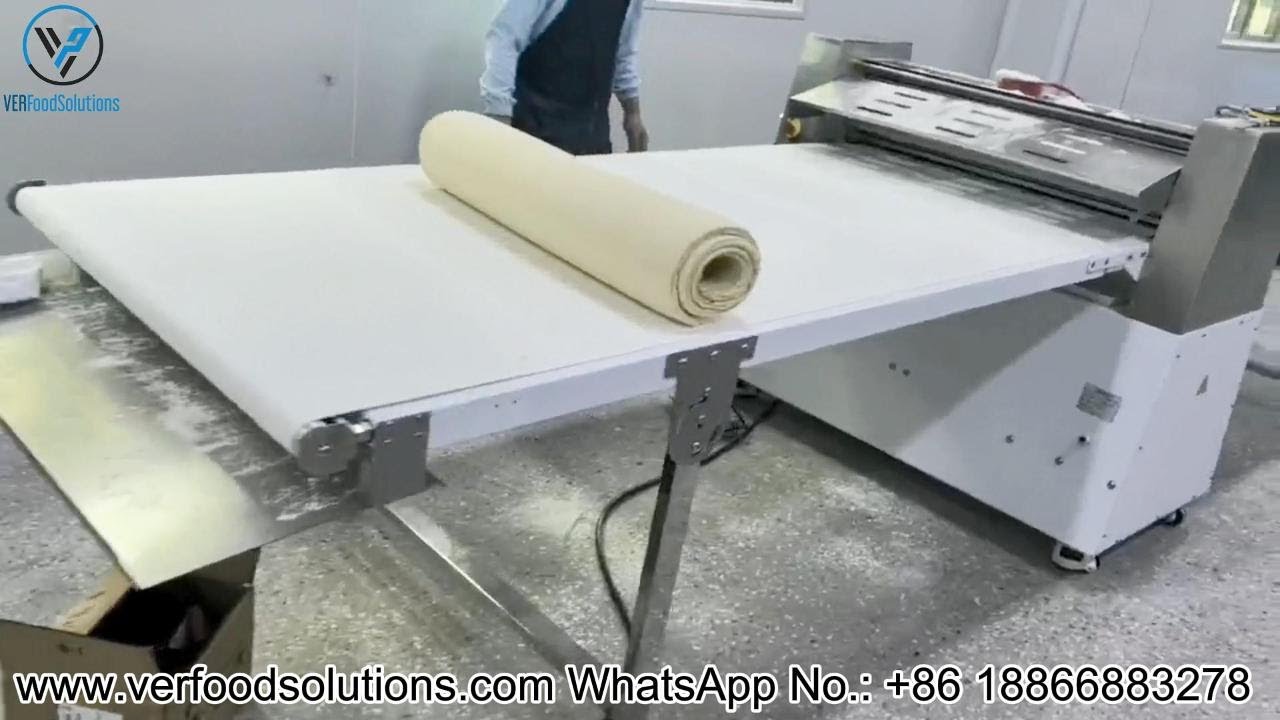 VERFOODSOLUTIONS 1000mm Belt Width Dough Sheeter Machine Ready Ship for ...