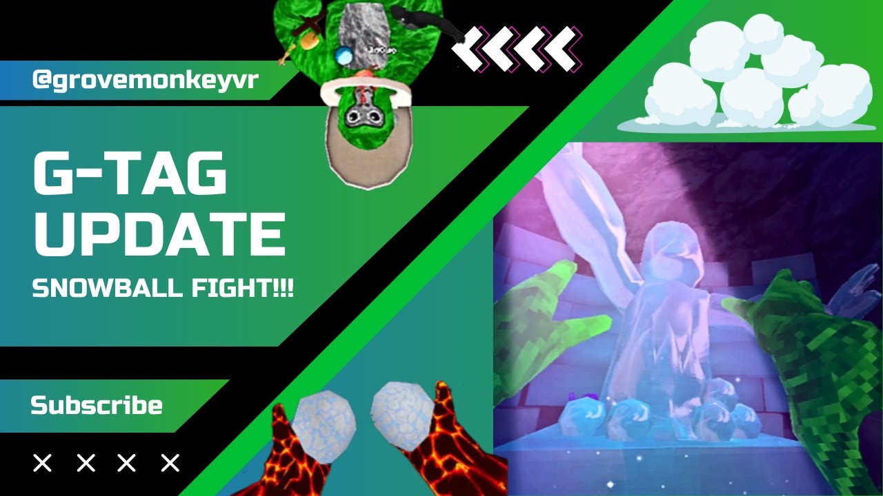G-tag Snowball Fight Update!!! #gorillatag #gtag - YouTube