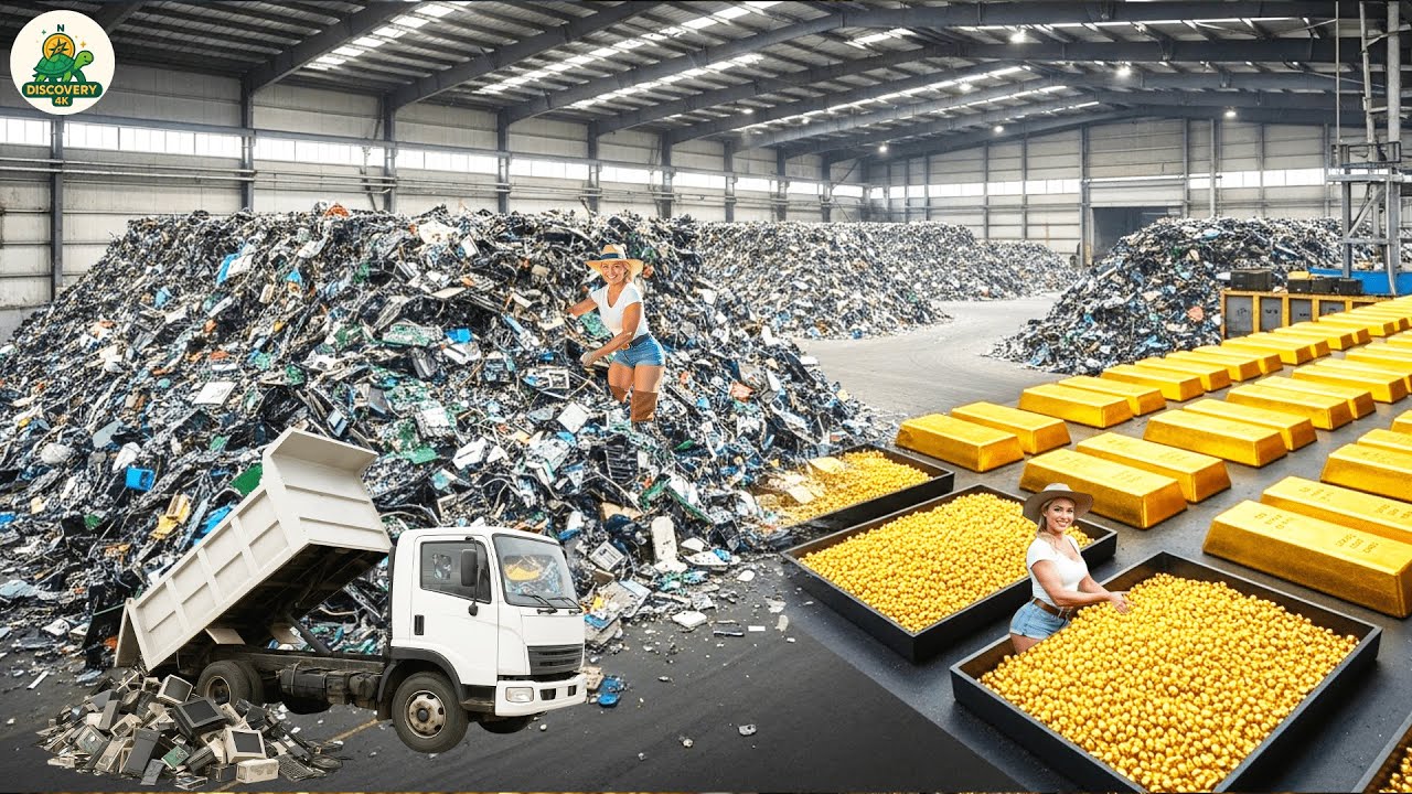 Super Giant Gold Recycling Process – Pure Gold from E-Waste | The Most ...