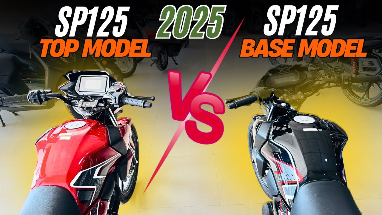 New Honda SP125 Base Model Vs Top Model Full Comparison Price ...