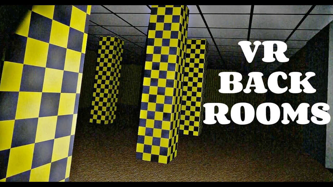 Exploring The Backrooms in Virtual Reality - Beyond The Lobby - YouTube