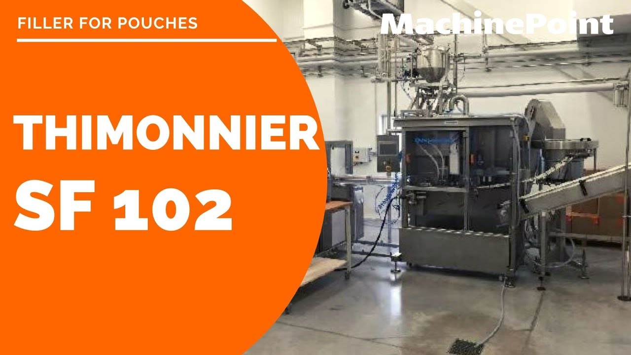 THIMONNIER SF 102 Filler for pouches | THIMONNIER Machines - YouTube
