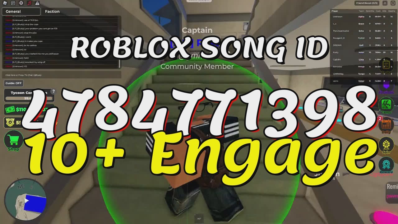 10+ Engage Roblox Song IDs/Codes - YouTube