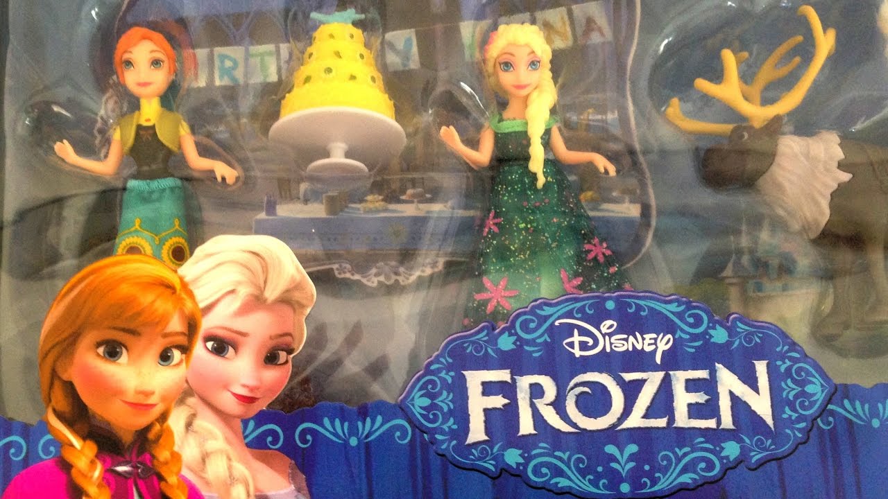 Disney Frozen Elsa and Anna Birthday Party set unboxing - YouTube