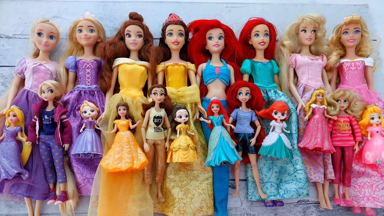 99 Minutes Disney princesses Collection ASMR Satisfying Unboxing ...