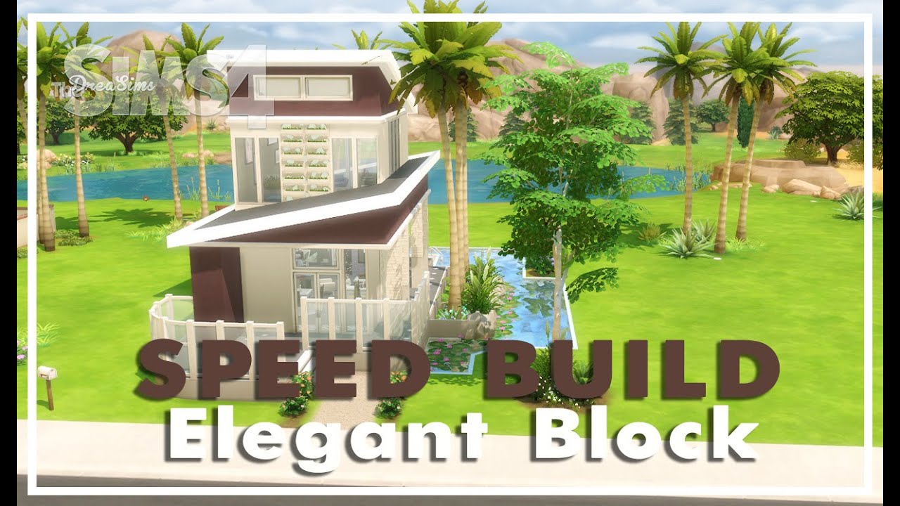 SPEED BUILD || Elegant Block || LOS SIMS 4 - YouTube
