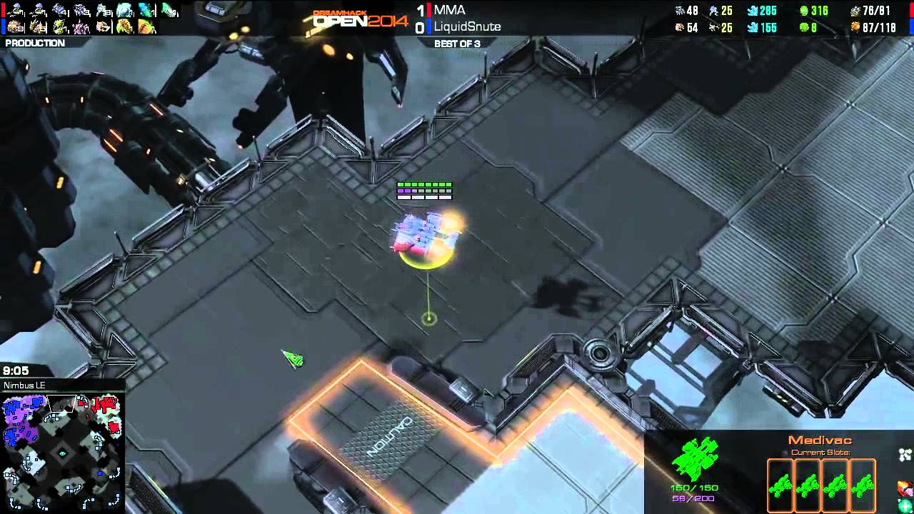 SC2 MMA vs Snute Game 2 Group DreamHack Winter 2014 Starcraft 2 - YouTube