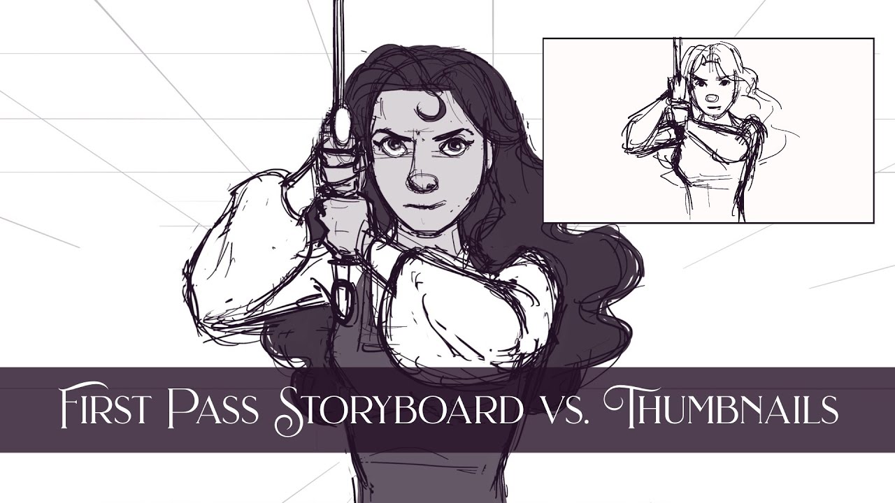 First Pass Storyboard vs. Thumbnails — Warriors of Virtue - YouTube