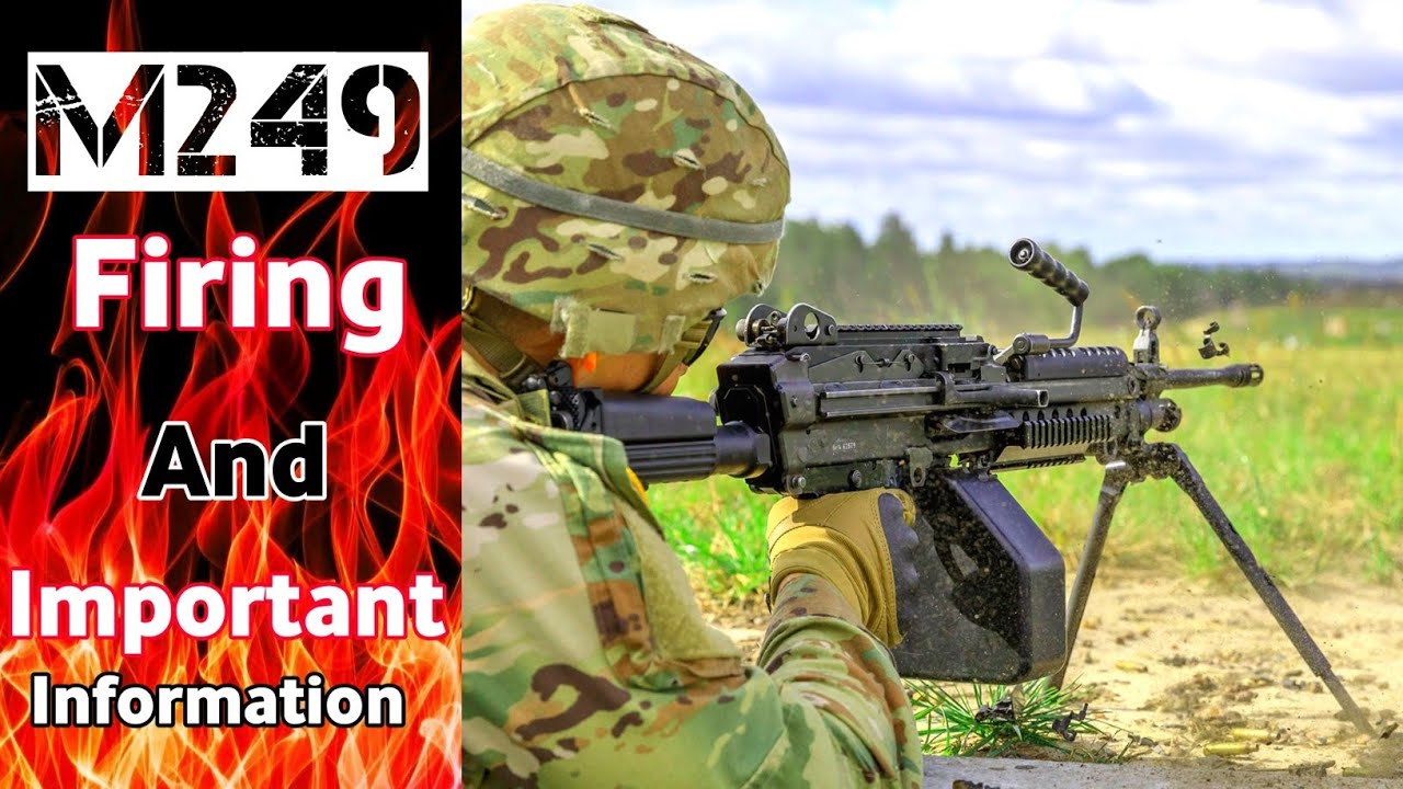 M249 firing and important information - YouTube