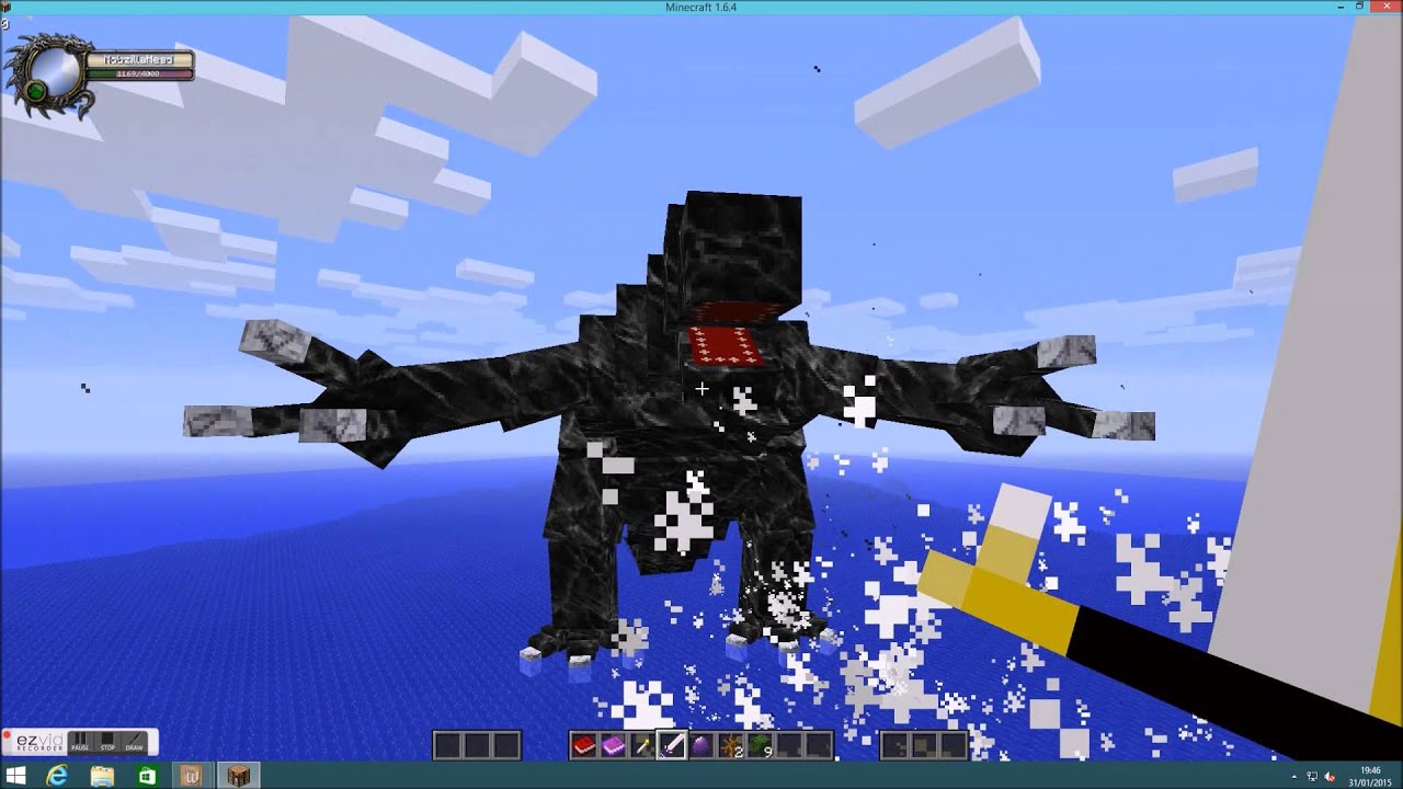 Minecraft video how to spawn and kill mobzilla - YouTube