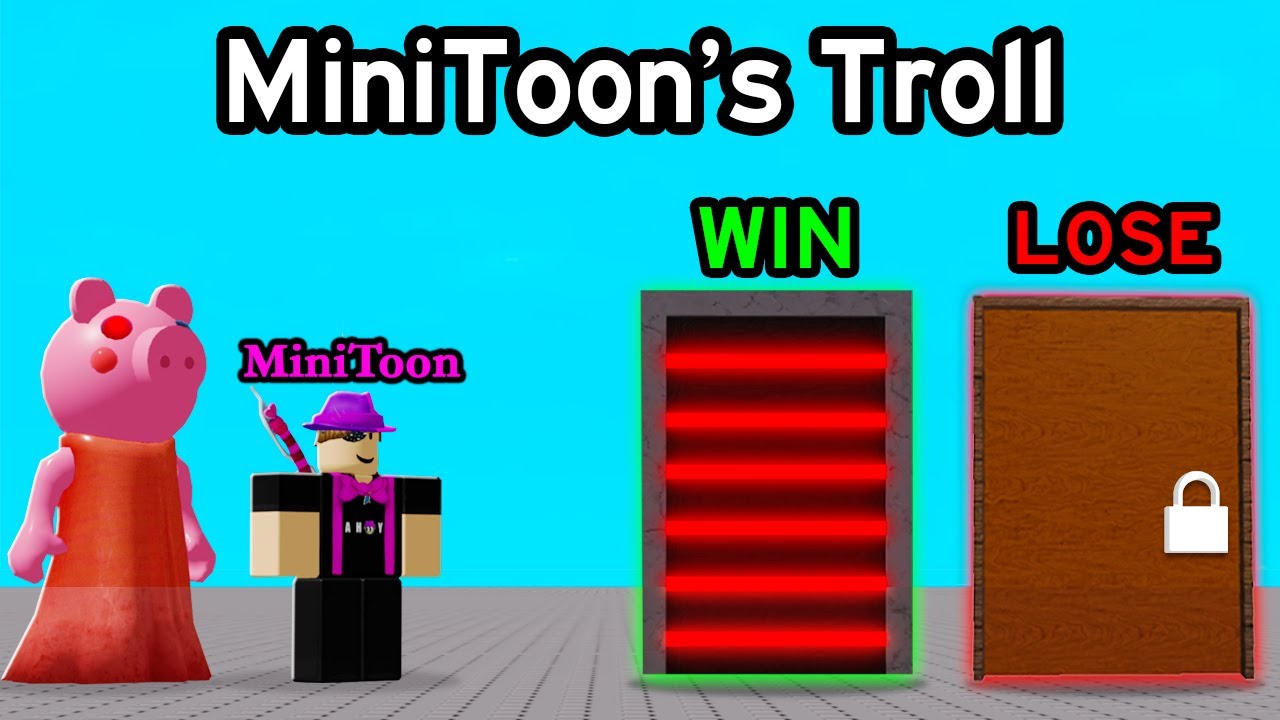MINITOON'S PIGGY TROLL CHAPTER in Roblox! (Piggy Custom Chapters) - YouTube