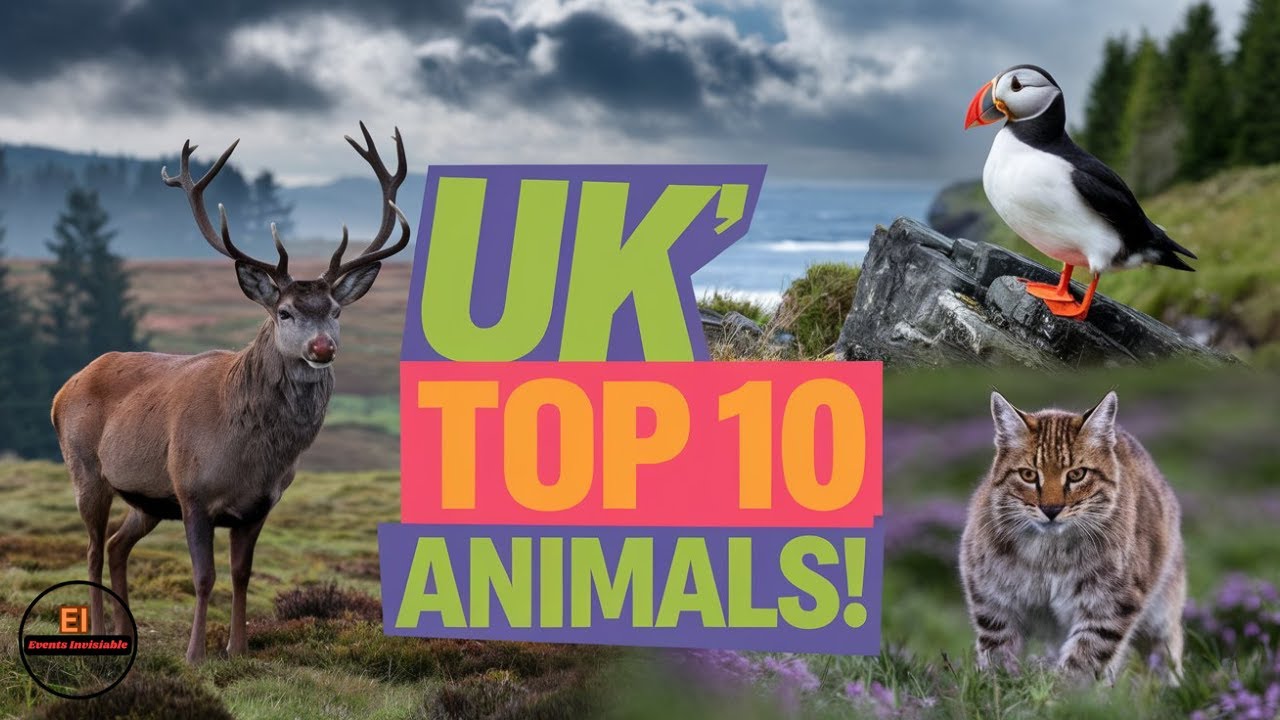 Top 10 Animals of the United Kingdom - YouTube
