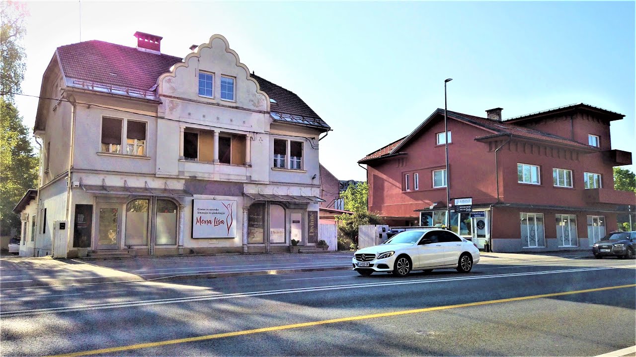 Ljubljana Dunajska Street's Early Morning Traffic, Slovenia - 4K ...