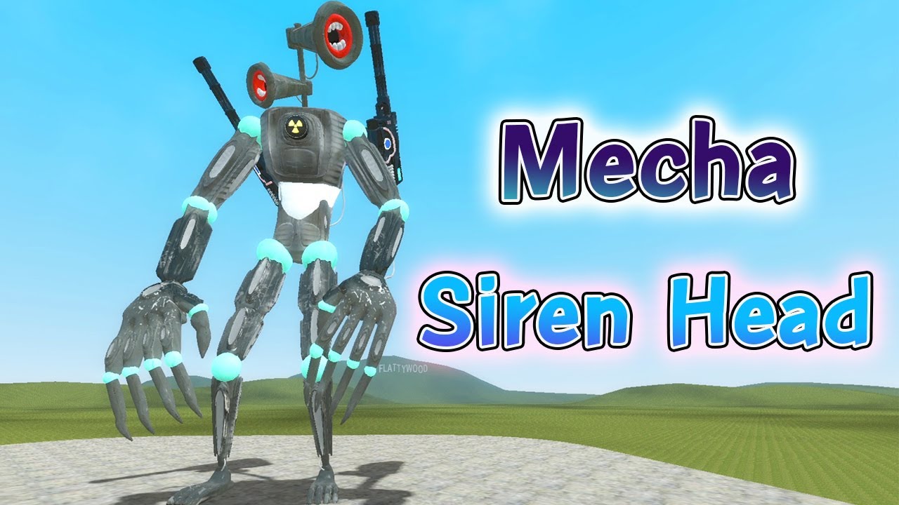 Mecha Siren Head - Garry's Mod Sandbox - YouTube