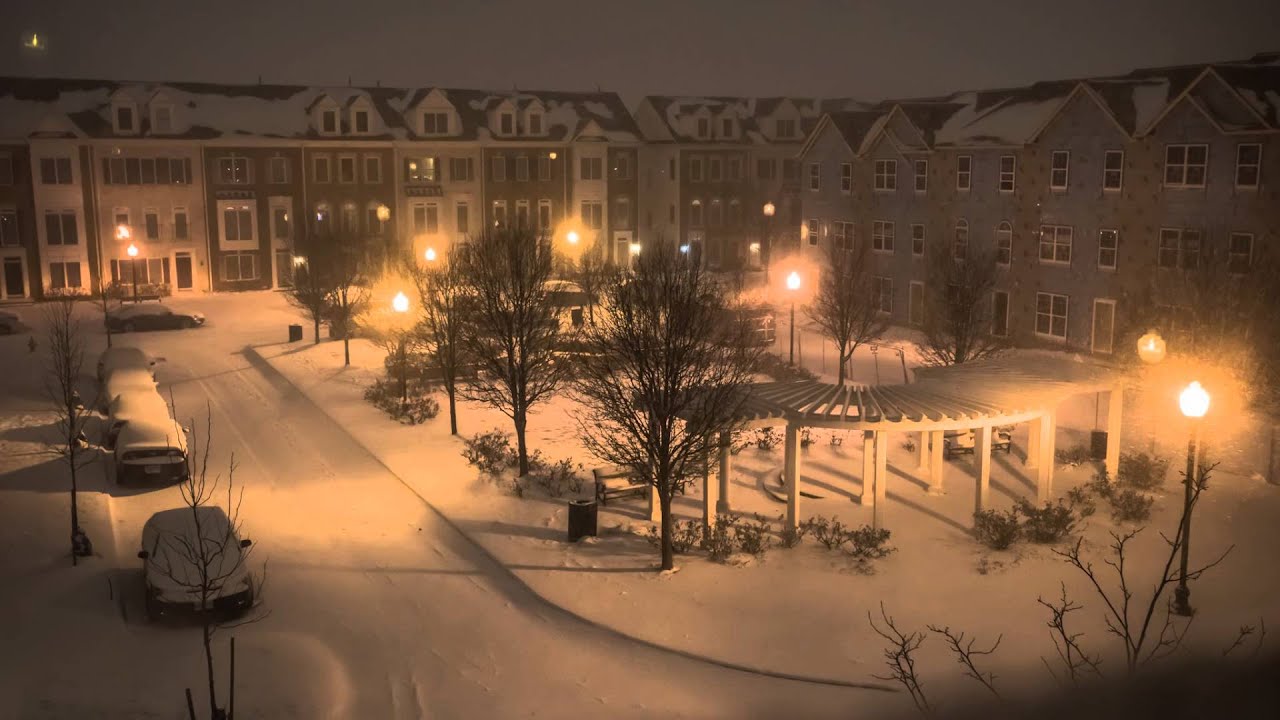 Baltimore Blizzard Timelapse 2016 - YouTube