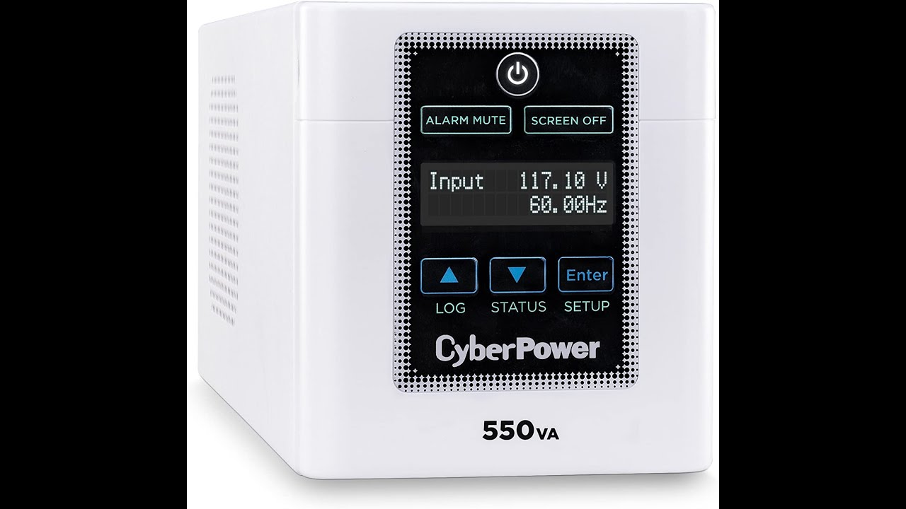 CyberPower M550L Medical Grade UPS System, 550VA 440W, 4 Outlets, AVR ...